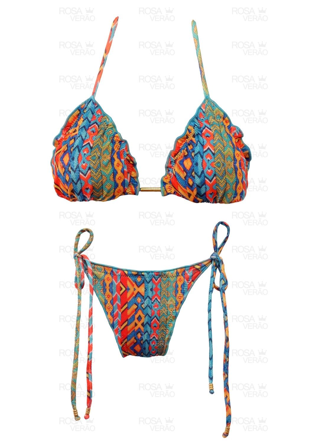 Biquíni Ripple Indiana Empina Bumbum — Rosa Verão